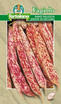 Sementi 250gr - Fagiolo nano Saluggia (dente di vecchia) Gogoverde